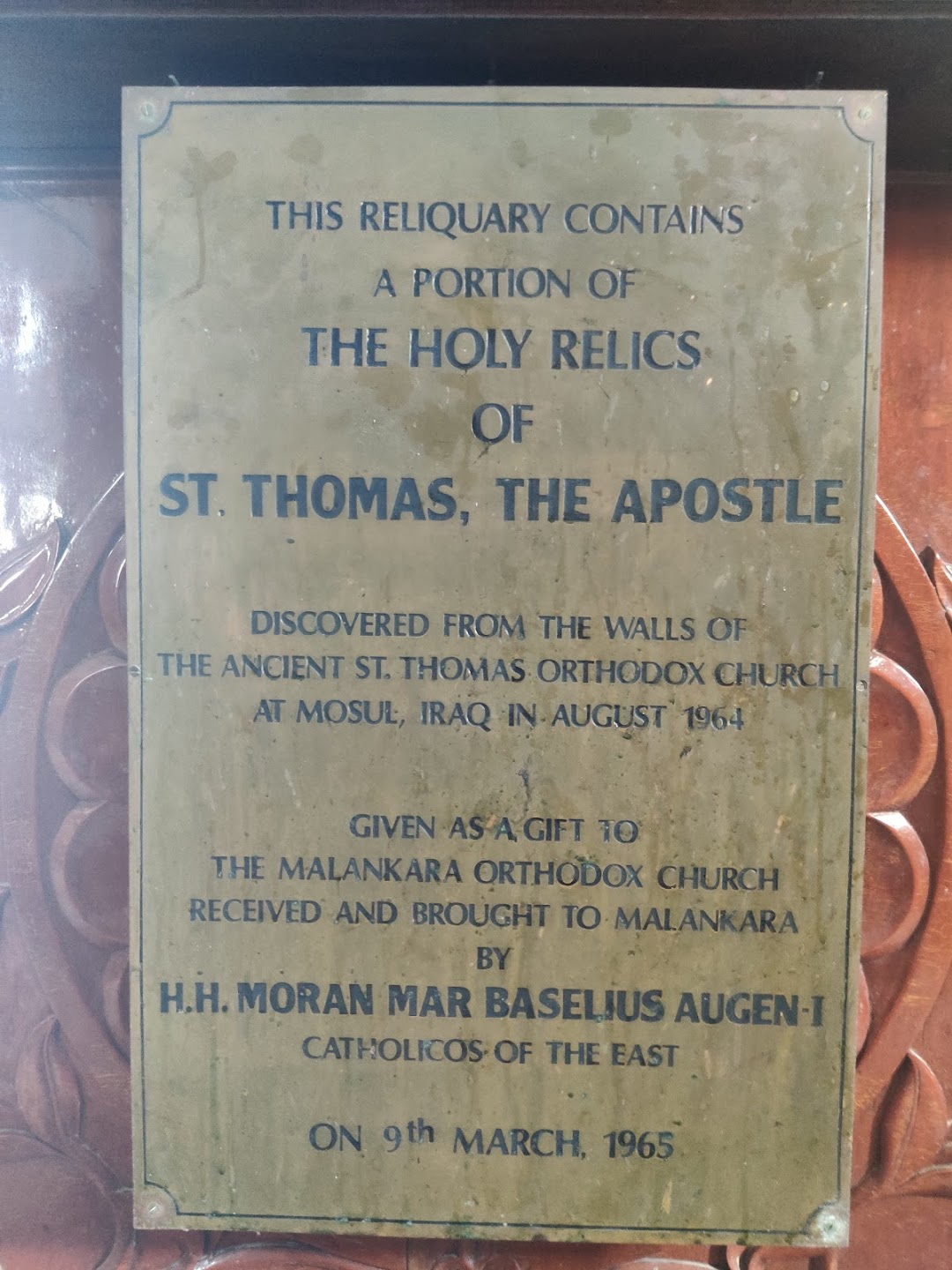 Anniversary of the Establishment of Catholicate of East in India ...