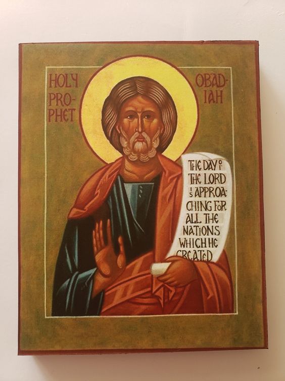 Holy Prophet Obadiah (Abdias) – Nov 19 | One In Christ